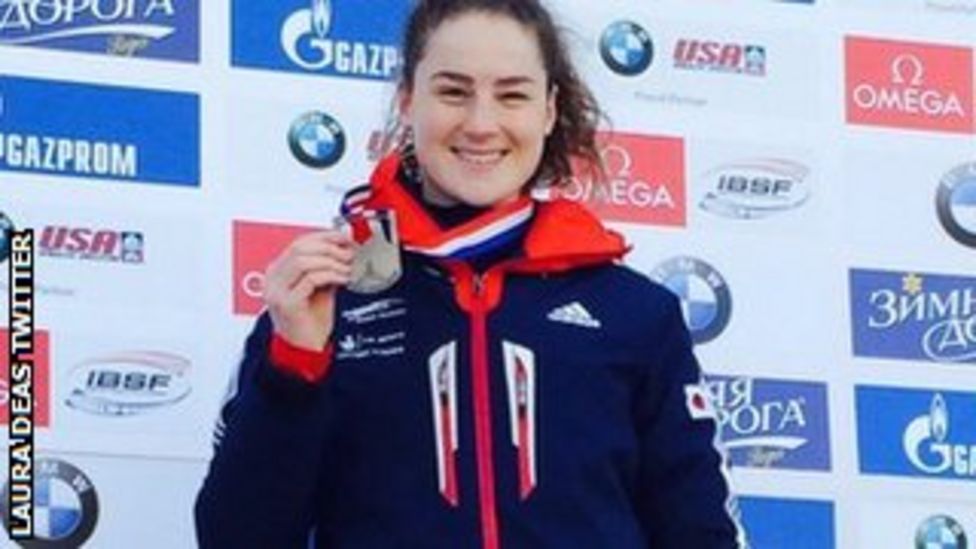 Laura Deas claims World Cup skeleton bronze in Lake Placid - BBC Sport