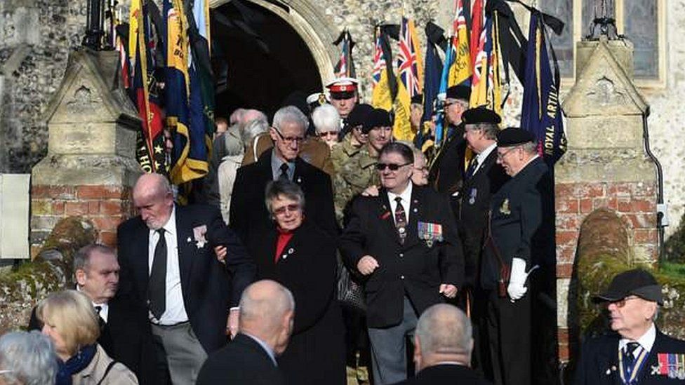 Ormesby veteran Reginald Watson given fitting service after social ...