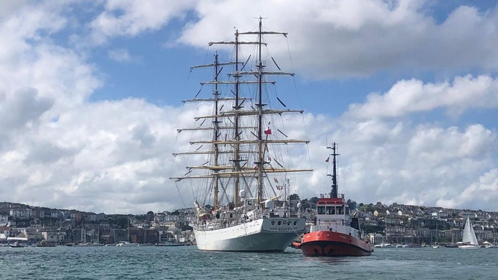 Tall Ships Race 2023: Fleet arrives in Falmouth for international event ...