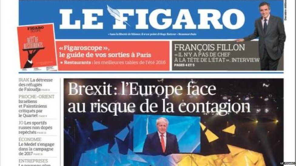 EU referendum: What the world papers say - BBC News
