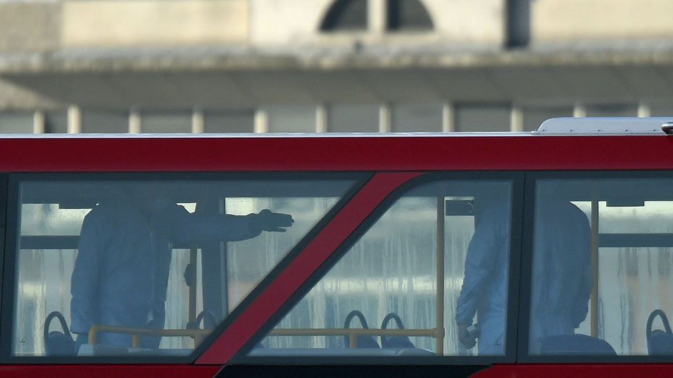 London Bridge shot might have passed through bus - BBC News