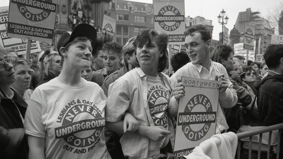 Manchester's LGBTQ history: Photos showcase 'iconic moments' - BBC News