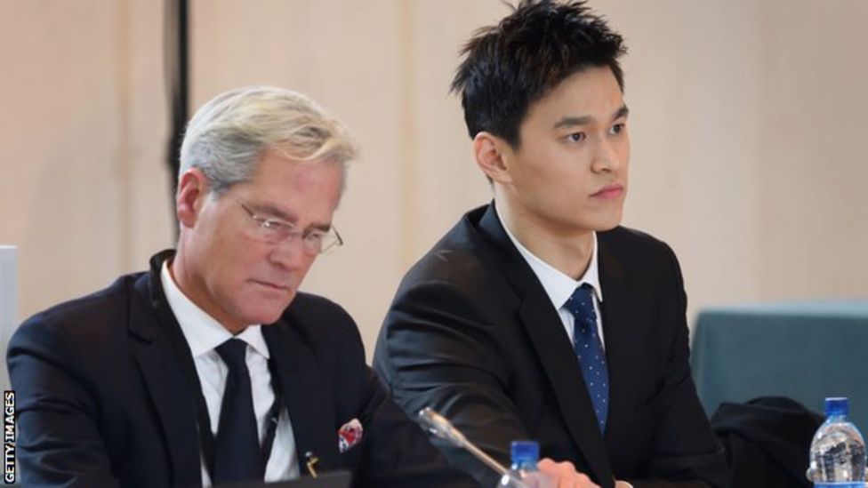 Sun Yang: Chinese swimmer claims drug testers failed to produce ID ...