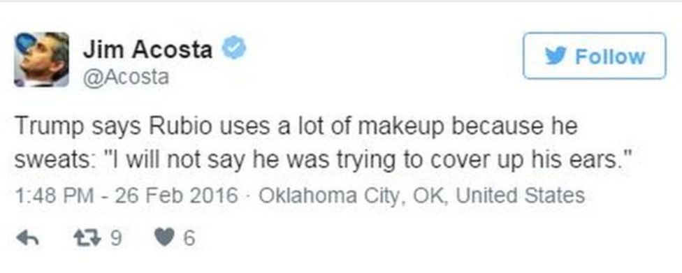 US election 2016: Five insults traded by Trump and Rubio - BBC News