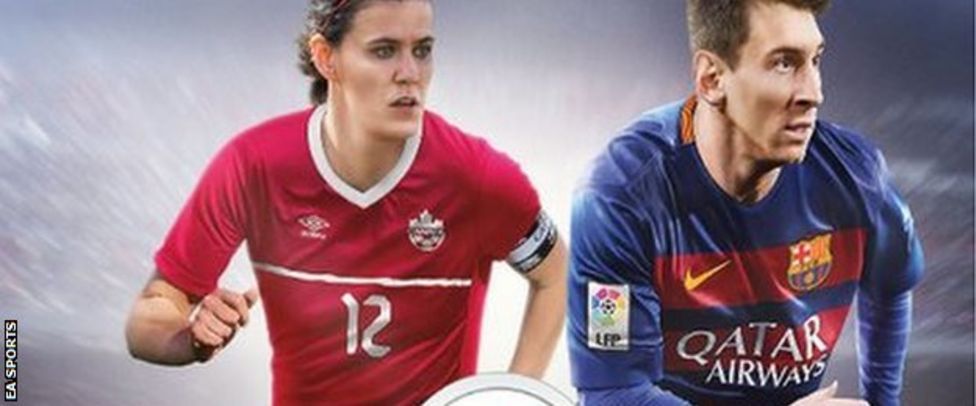 Alex Morgan: USA forward to feature on historic Fifa 16 cover - BBC Sport