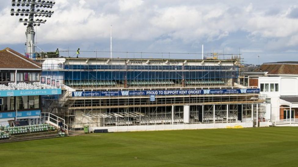 Spitfire Ground: Kent begin £300,000 Frank Woolley Stand restoration ...