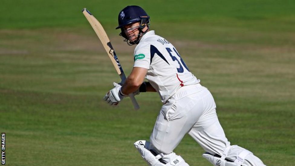 Kent v Northamptonshire: Sean Dickson makes double ton on first day ...