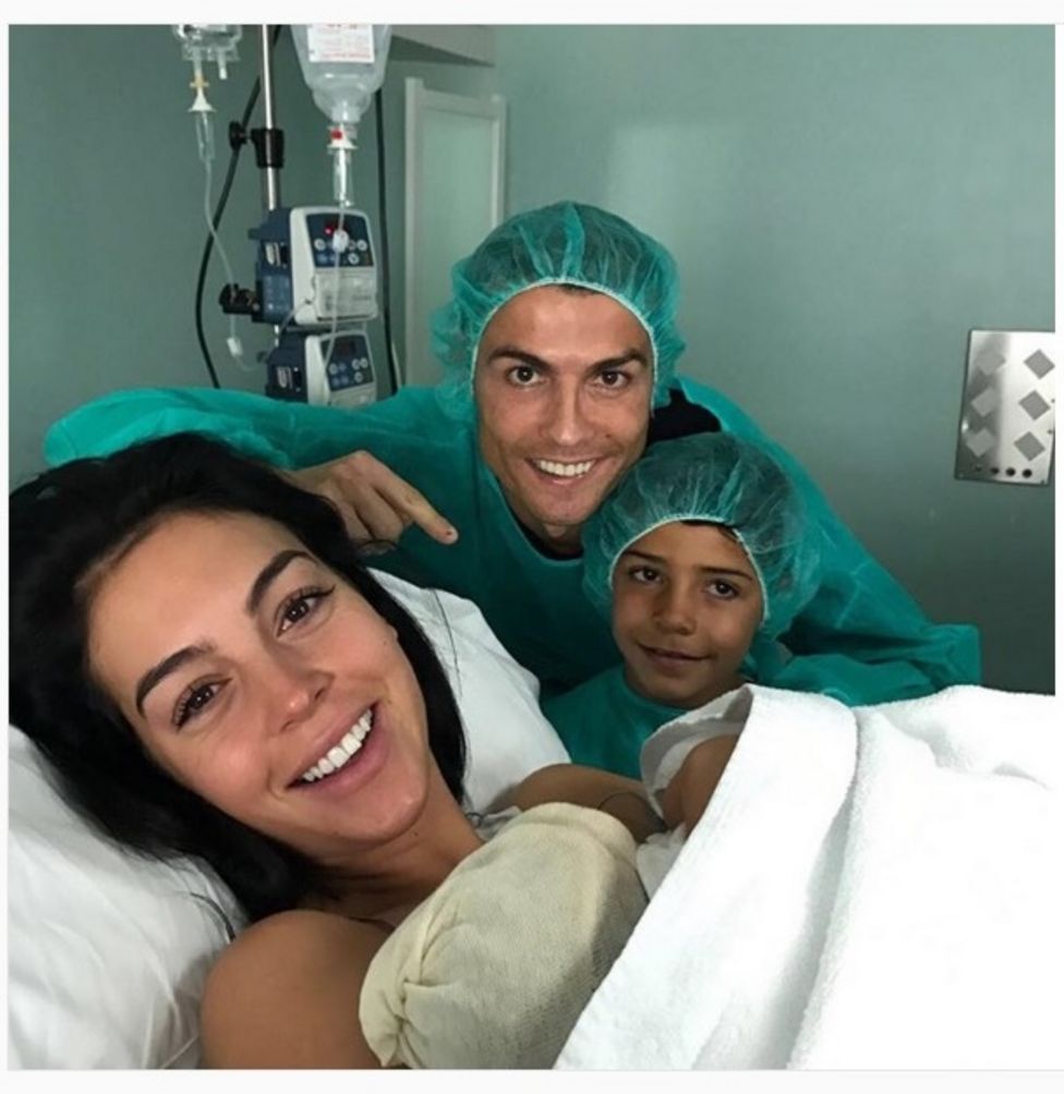 Ronaldo welcomes baby Alana into the world - BBC Newsround