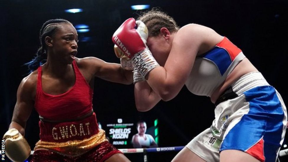 Claressa Shields shines in win over Ema Kozin, while Caroline Dubois impresses on pro debut ...