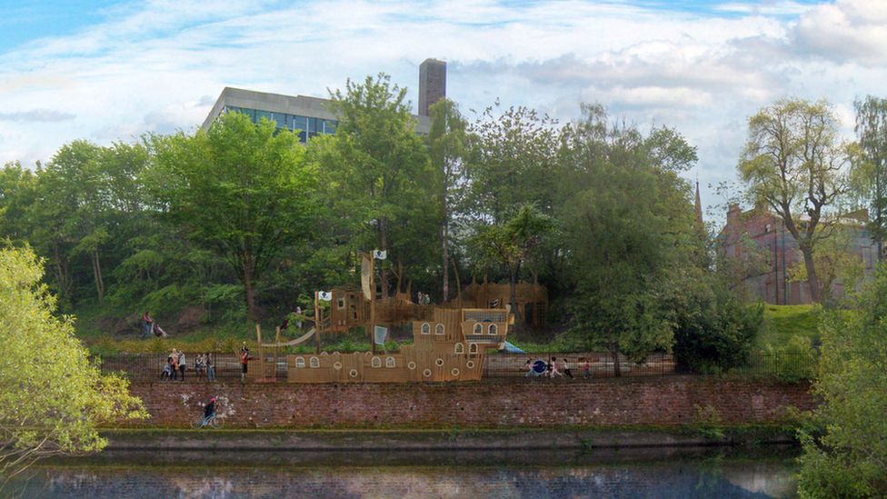 Moat Brae Peter Pan pirate ship plans approved - BBC News