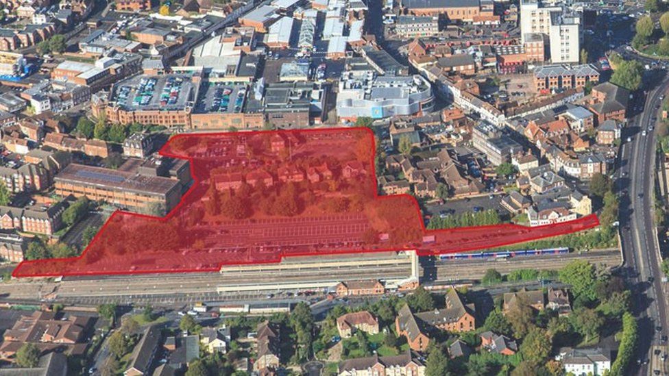 'Urban village' proposal for Newbury submitted - BBC News
