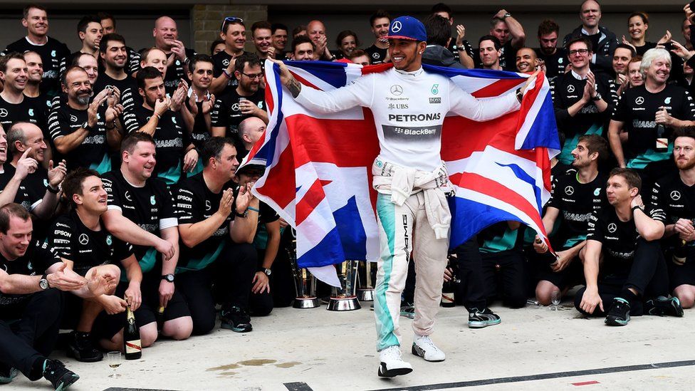 Lewis Hamilton takes fourth win in a row in Germany - BBC Newsround