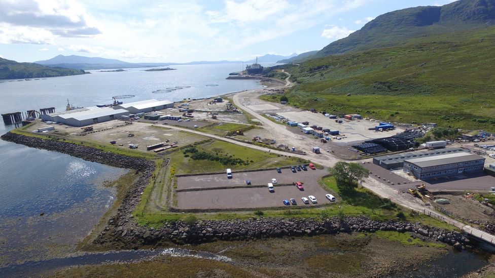 Permission given for expansion of Kishorn dry dock - BBC News