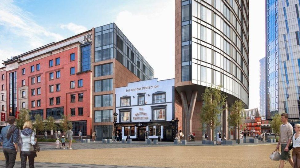 Manchester: Plans for 'striking' twin skyscrapers submitted - BBC News