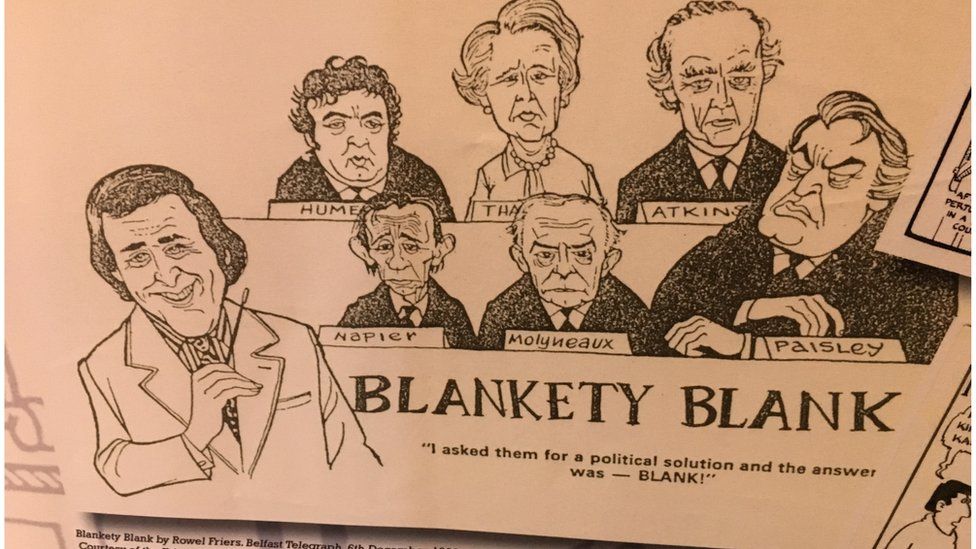 Political cartoons draw Northern Ireland's history - BBC News