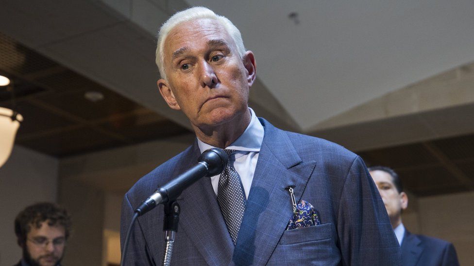Trump ally Roger Stone suspended from Twitter - BBC News