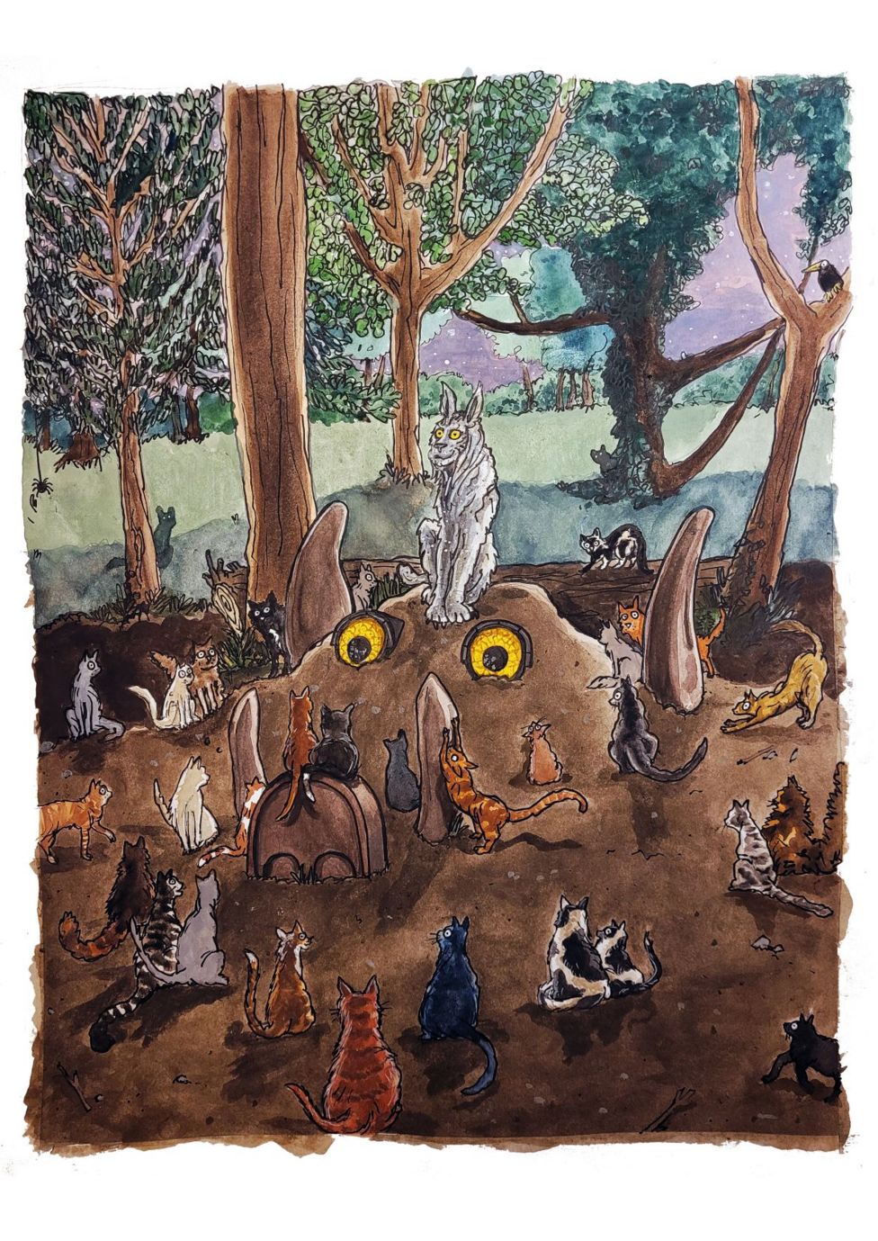 Cardiff Castle animal wall comes alive in children's book - BBC News