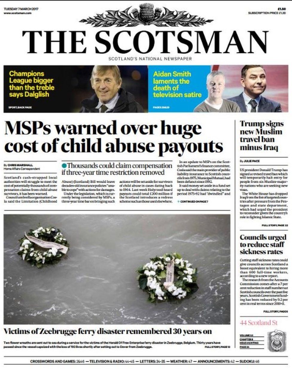 Front pages: Budget cuts impact and unisex school loos - BBC News