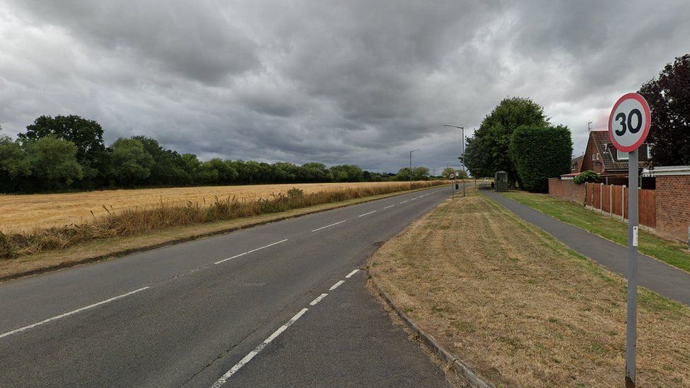 Stenson Fields: Pedestrian seriously hurt in car crash - BBC News