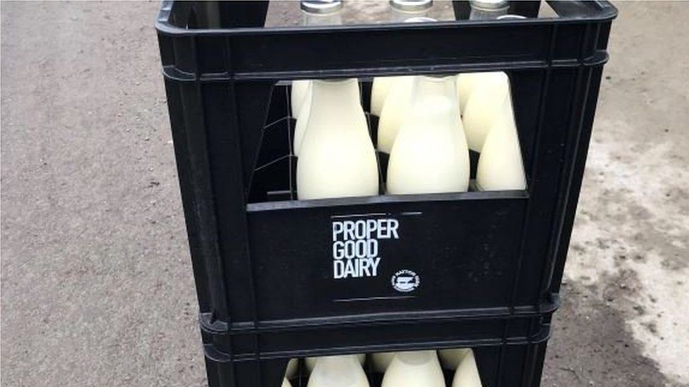 Shrewsbury charity's surplus milk scheme 'a huge success' - BBC News