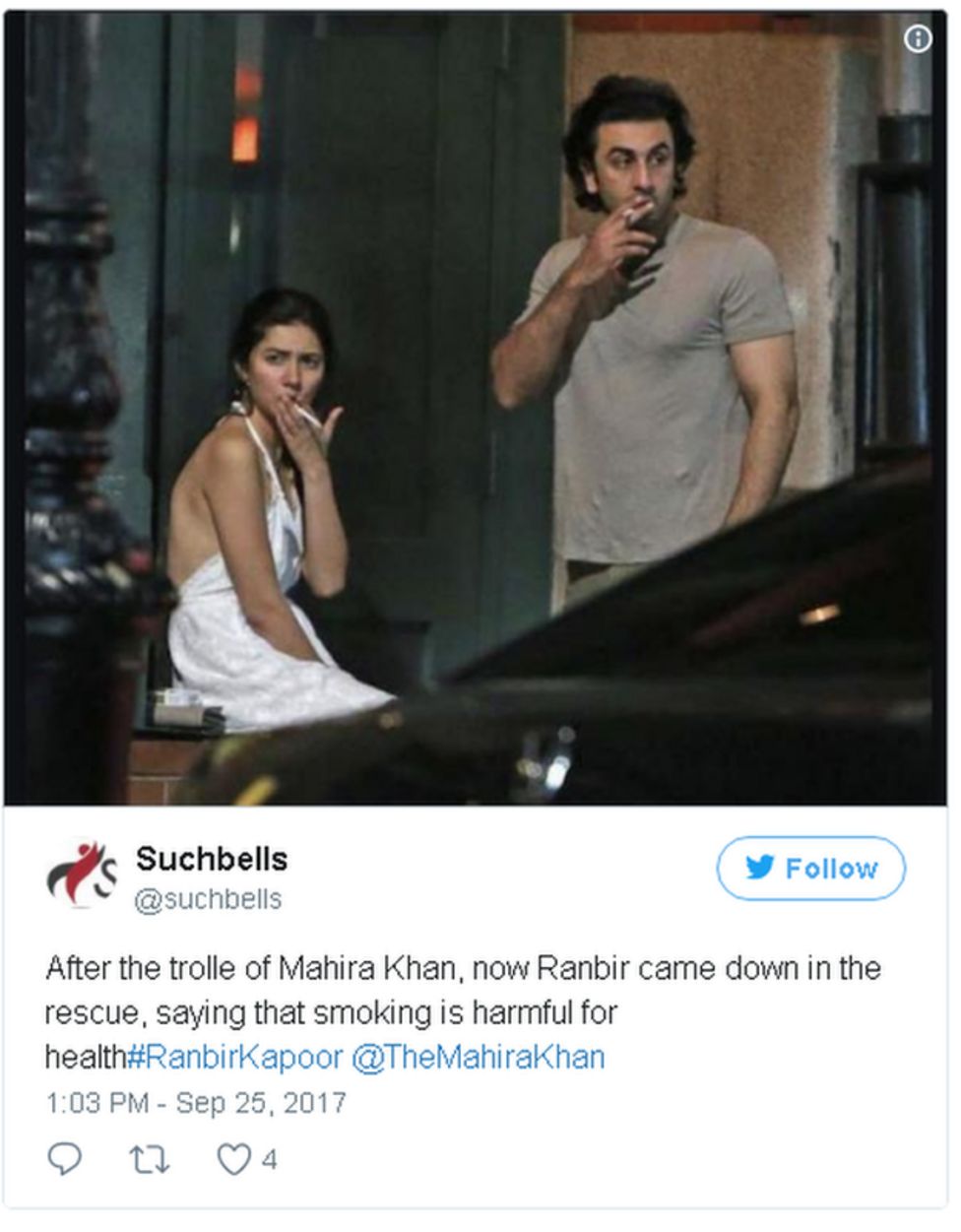 The smoking actress and a 'sexist double standard' - BBC News