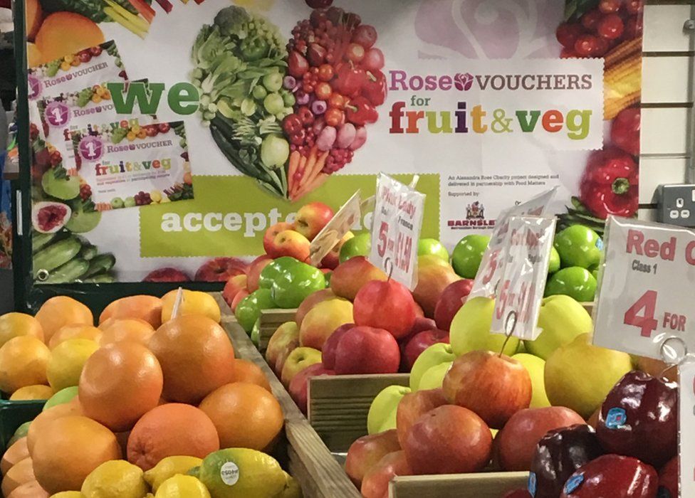 Barnsley fruit and veg voucher scheme launched - BBC News