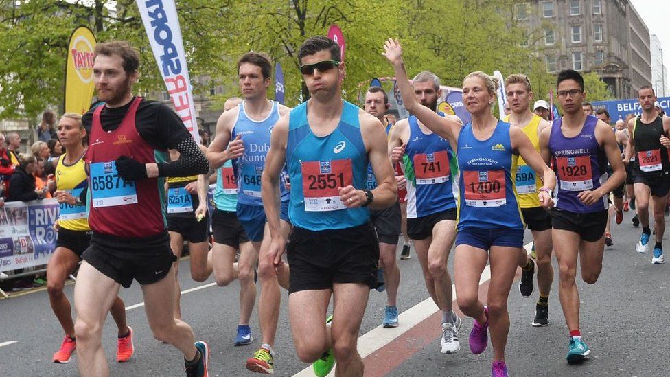 Belfast Marathon 2018 in pictures - BBC News