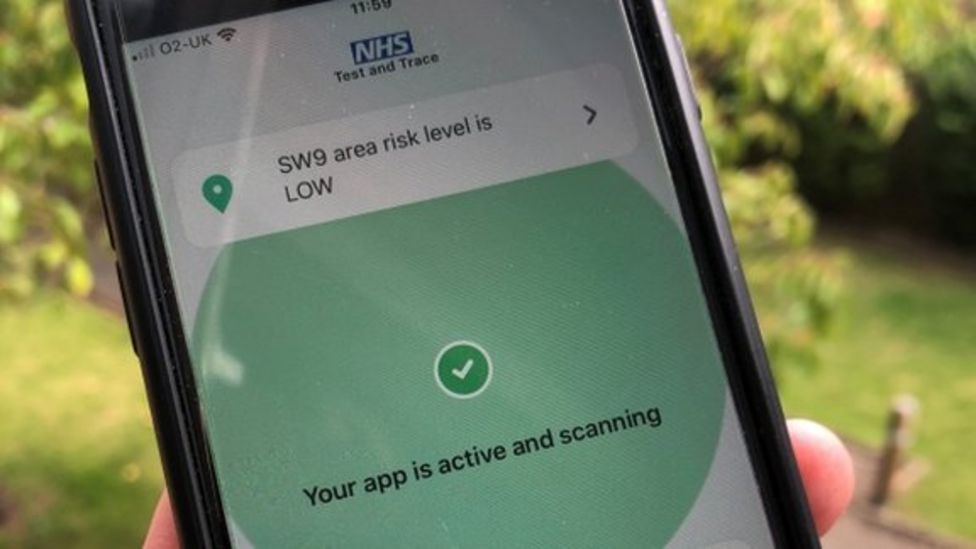 NHS Covid-19 app: How England and Wales' contact-tracing service works ...
