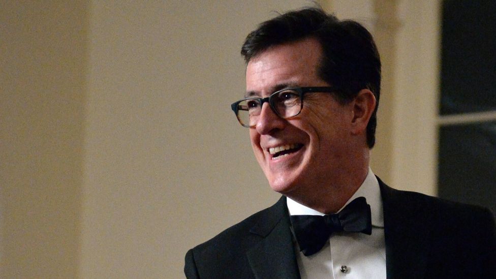 Stephen Colbert investigated over 'homophobic' anti-Trump joke - BBC News