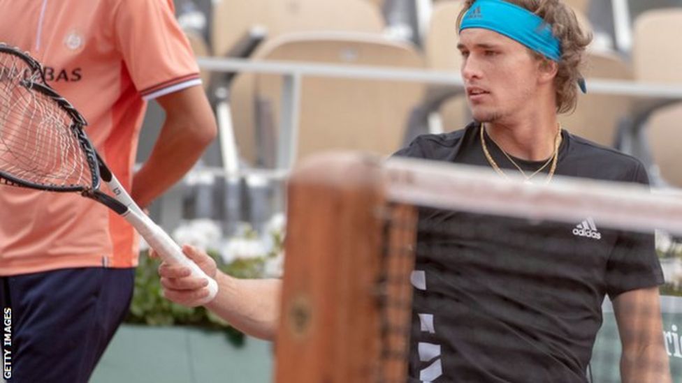 French Open 2019: Alexander Zverev into second round - BBC Sport