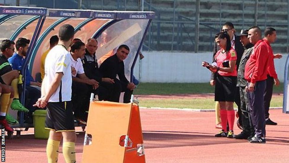 Dorsaf Ganouati is a Tunisian female referee with a mission - BBC Sport