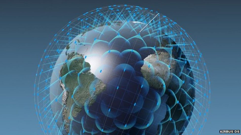 OneWeb satellite operator eyes huge rocket campaign - BBC News