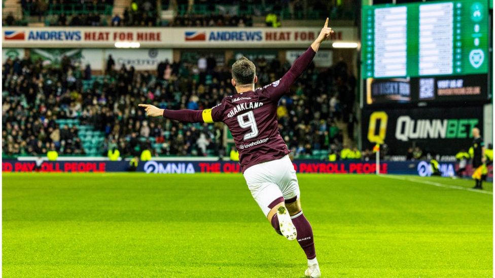 Hibernian 0-1 Hearts: Shankland the hero again as visitors grab derby ...