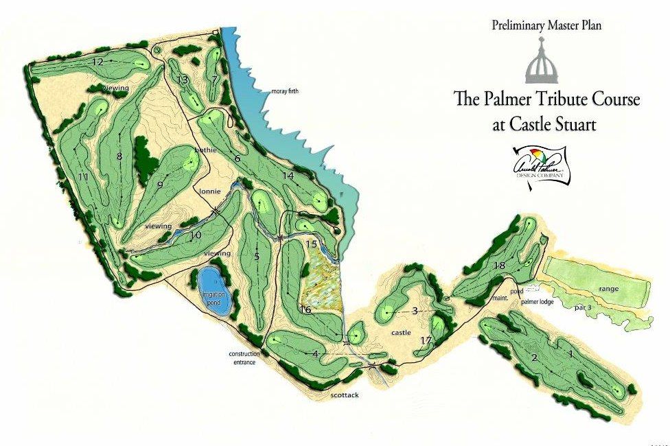 Plans submitted for Arnold Palmer's first Scottish course - BBC News