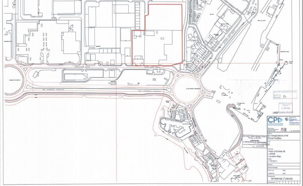 Brexit: Plans for new Border Control Post at Larne harbour - BBC News