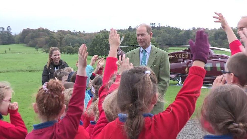 Prince Edward starts two-day visit in County Fermanagh - BBC News