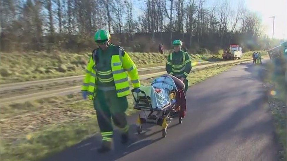 Cambridgeshire guided busway crash driver sacked - BBC News