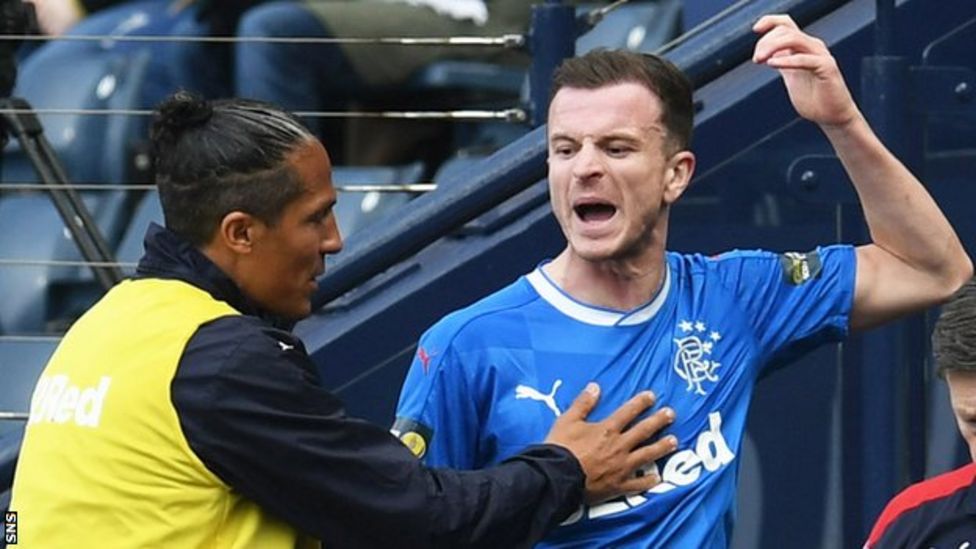 Andy Halliday has 'support' from Rangers manager Graeme Murty - BBC Sport