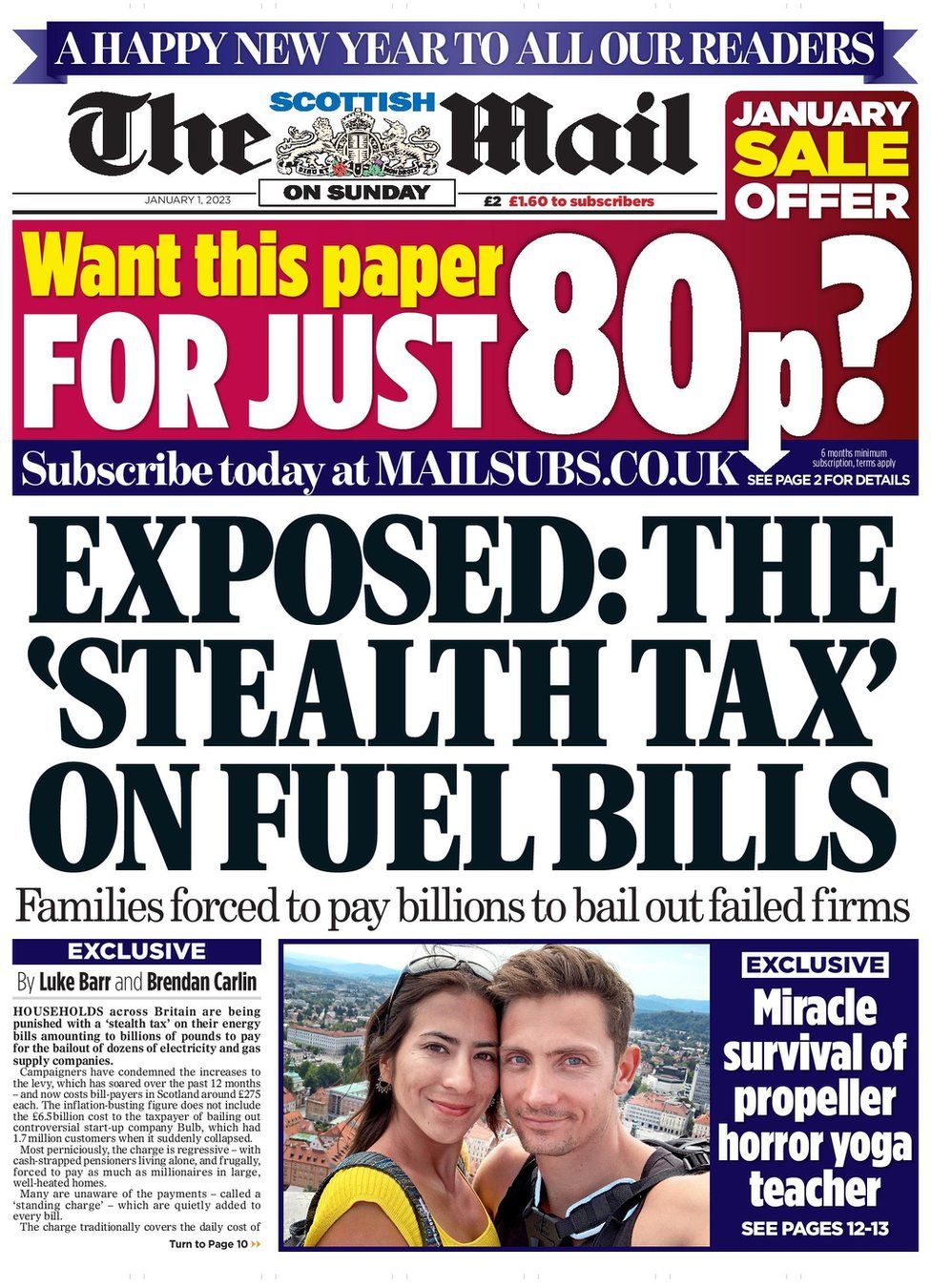 Scotland's papers: Hospital 'A&E crisis' and soaring energy bills - BBC ...