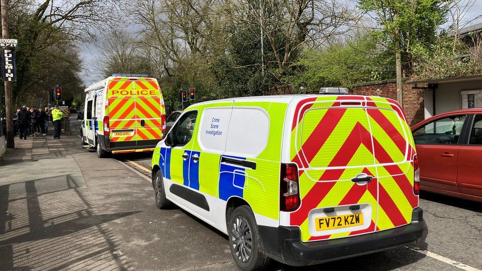 Salford murder inquiry after human torso found in woodland - BBC News