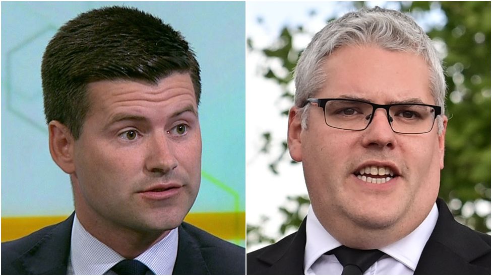 DUP: Jonathan Buckley and Gavin Robinson run for deputy leadership ...