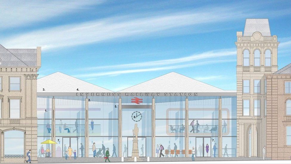 Design team for Inverness Station revamp - BBC News
