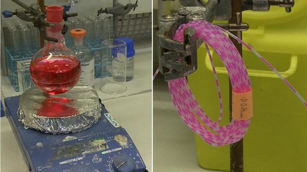 Cardiff Uni's new way of making compounds for drugs - BBC News