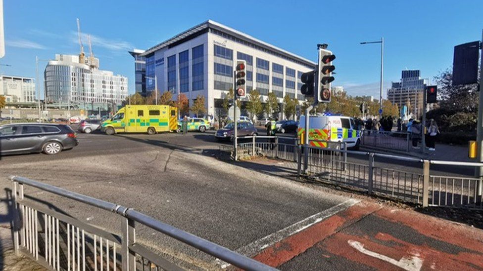 Cardiff stabbing: Man arrested after city centre incident - BBC News