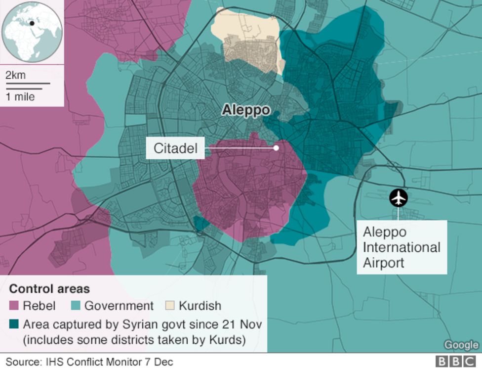Aleppo battle: UN says hundreds of men missing - BBC News