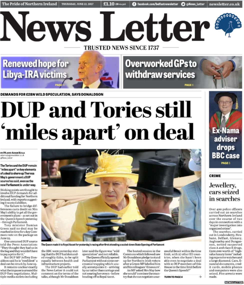 Newspaper review: Bonfire pallets, flags and Linfield v Celtic - BBC News