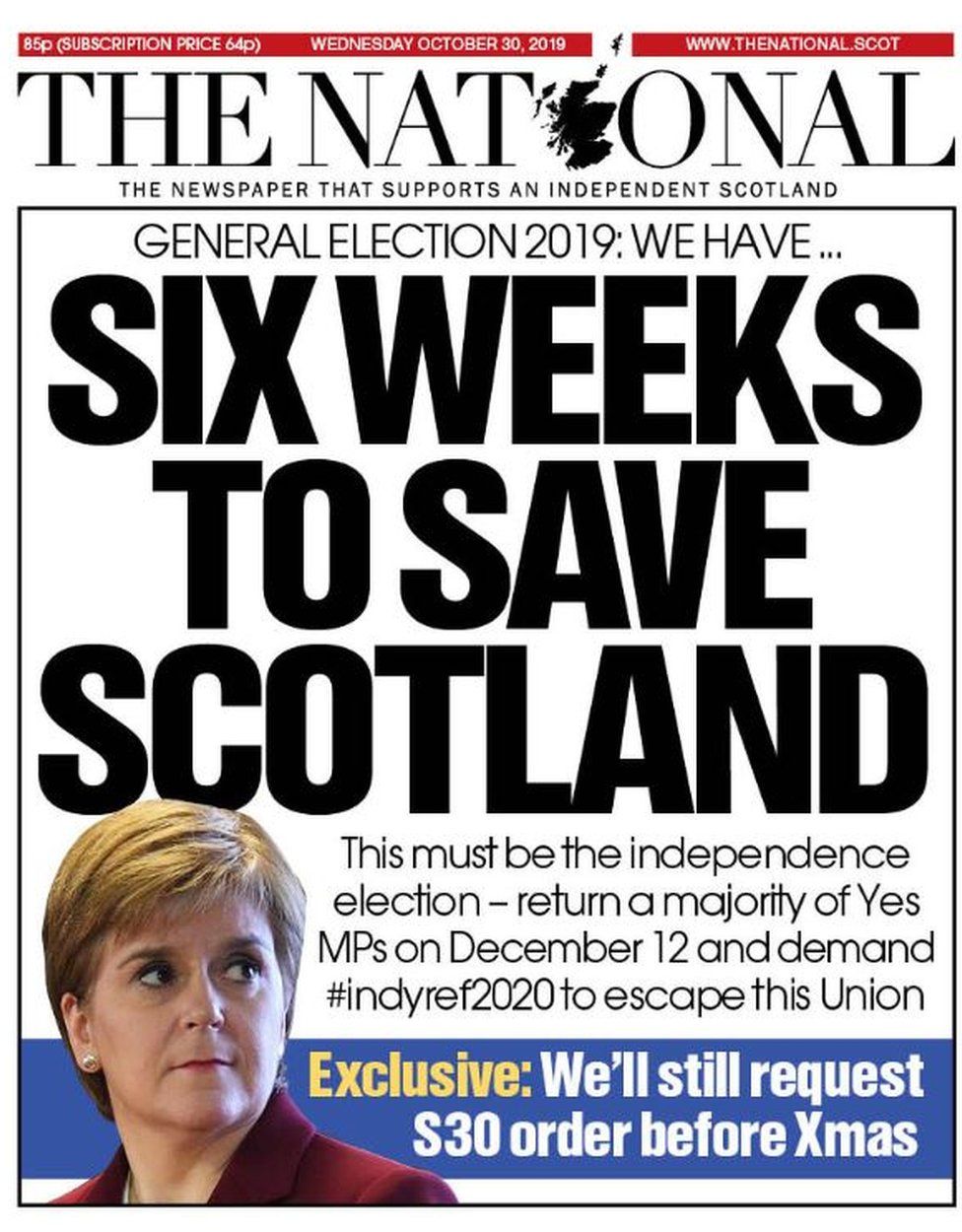 Scotland's papers: Blue Christmas and jingle polls - BBC News