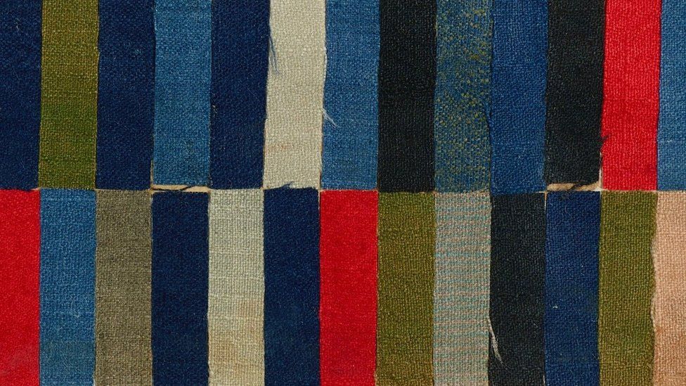 Rare Devon fabric book found in London archives - BBC News