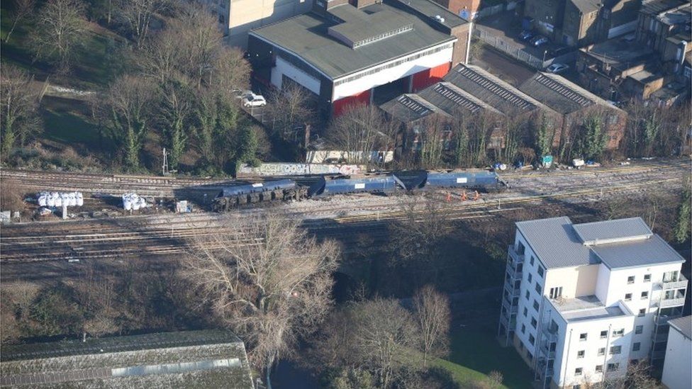 Lewisham freight train derailment: New track laid two weeks before ...