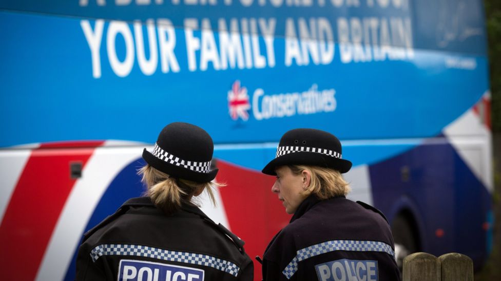 No charges over 2015 Conservative battle bus cases - BBC News